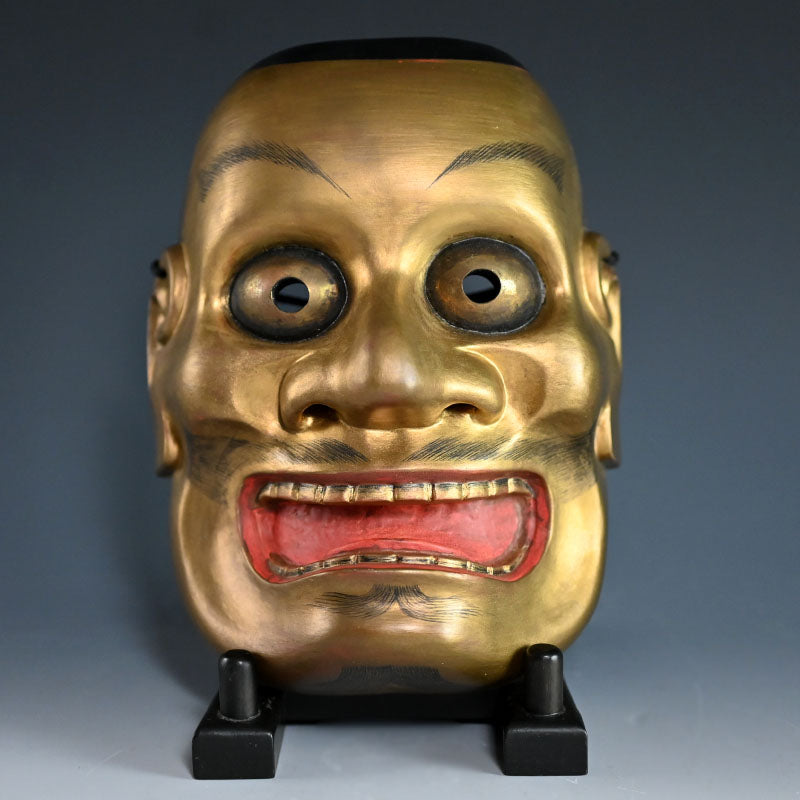 Onigami Noh Mask named “OOTOBIDE” – Kura Monzen Gallery