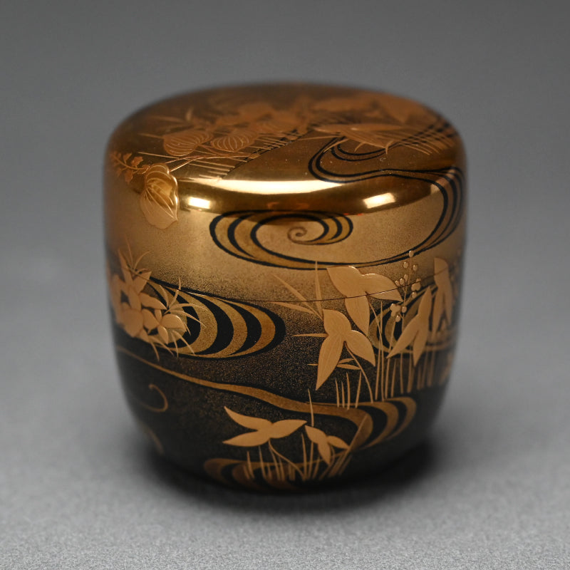 Breathtaking Lacquer Natsume, Water Plants ー和田 瑾斎 / Wada Kitaro – Kura ...