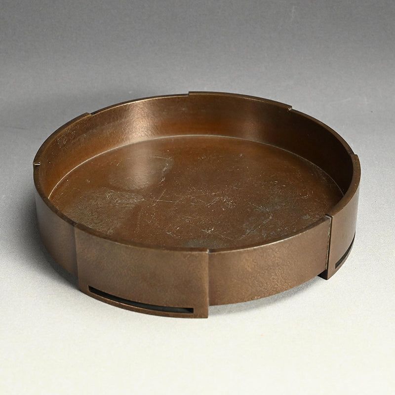 Japanese Art-Deco Bronze Suiban Flower Basin – Kura Monzen Gallery